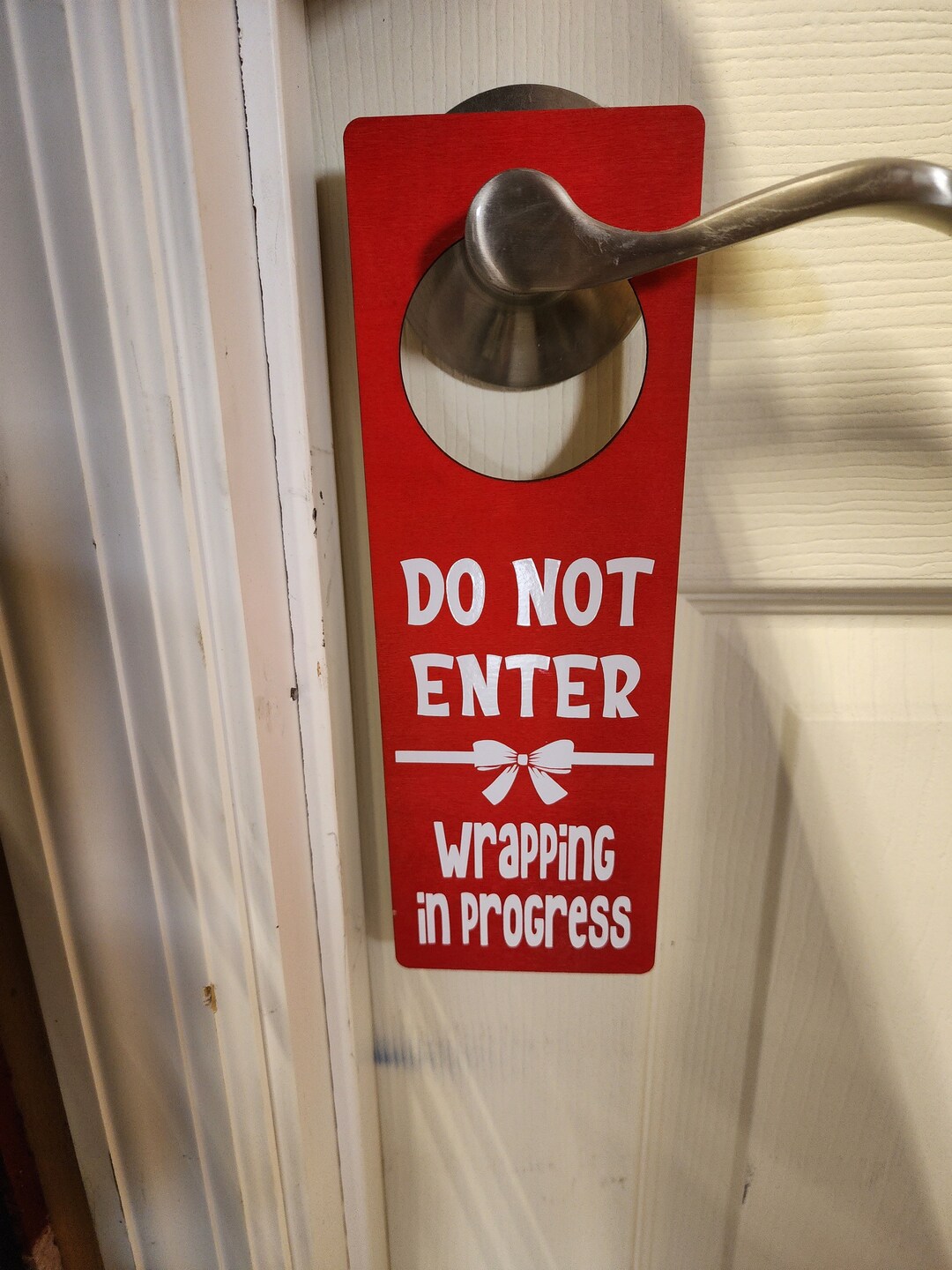 Custom Wood Sign 3 1/2 X 9 1/2 Door Knob Handle - Etsy UK