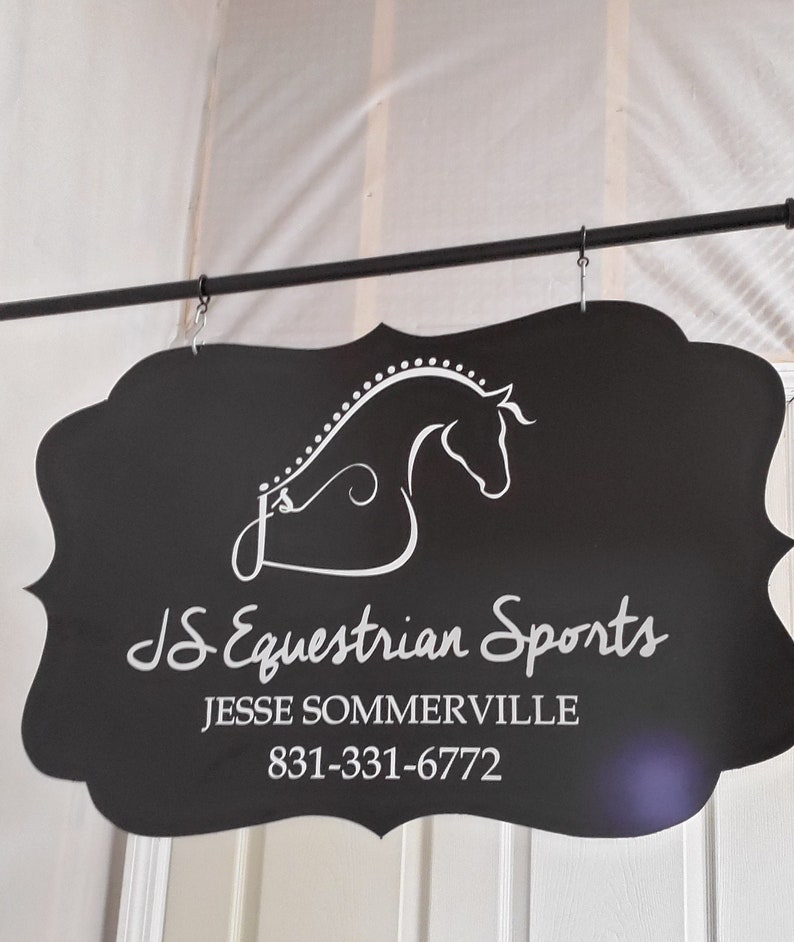 20x36 Custom Cut 2-sided Metal Sign With 36 Bracket | Etsy