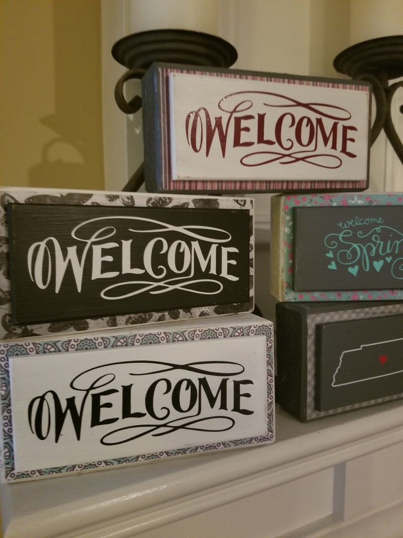 Custom Wood Block with Saying/Quote or Choice | Etsy