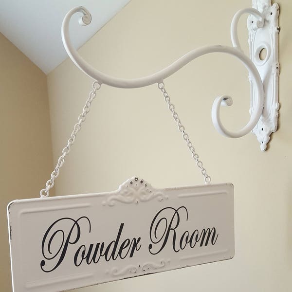 Powder Room Sign - Etsy
