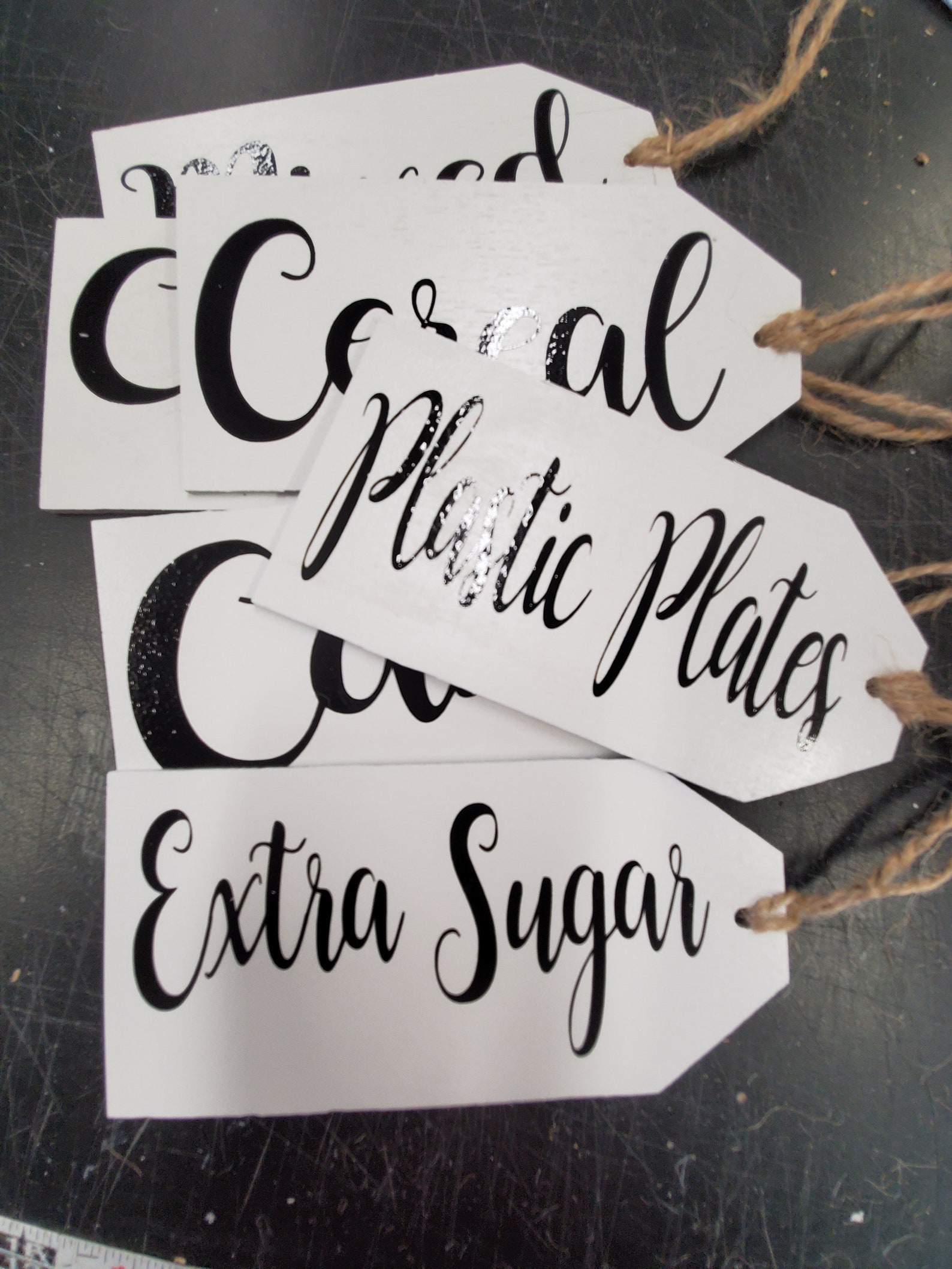 Personalized 3x6 Wood Tag/Gift Tag/Birthday Tag/Wine | Etsy