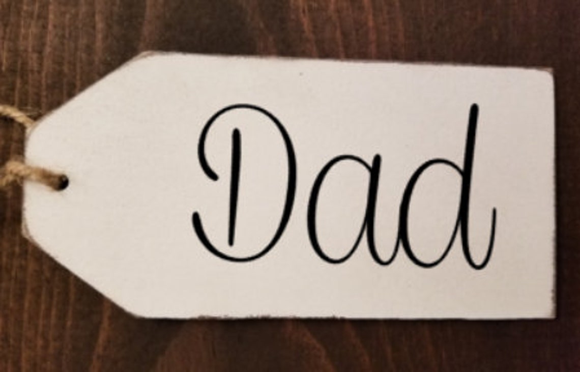 Personalized 3x6 Wood Tag/Gift Tag/Birthday Tag/Wine | Etsy