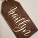 Personalized 3x6 Wood Tag/gift Tag/birthday Tag/wine - Etsy