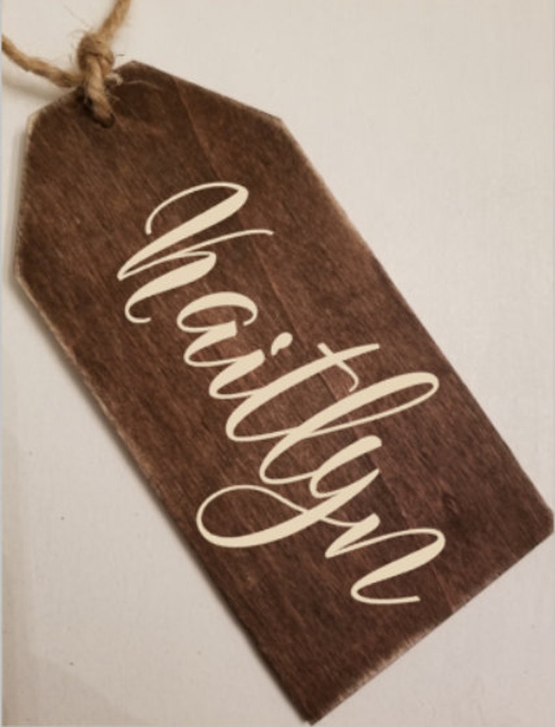 Personalized 3x6 Wood Tag/gift Tag/birthday Tag/wine - Etsy