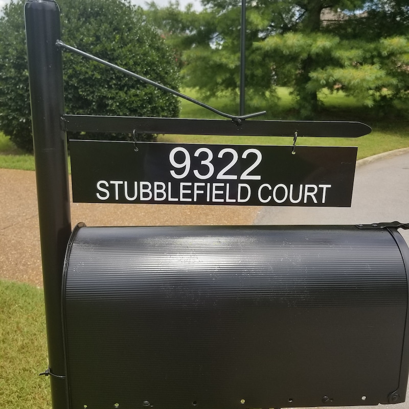 Mailbox Address Plate - Etsy