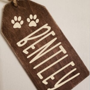 Personalized 3x6 Wood Tag/gift Tag/birthday Tag/wine Tag/pantry ...