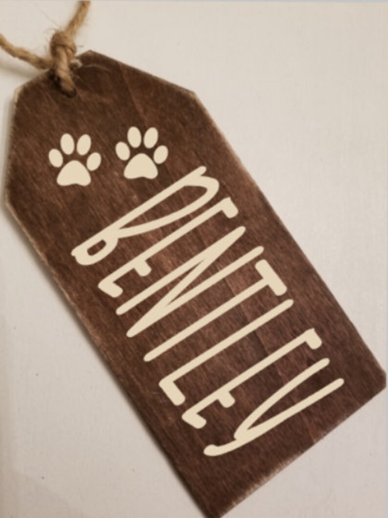 Personalized 3x6 Wood Tag/Gift Tag/Birthday Tag/Wine | Etsy