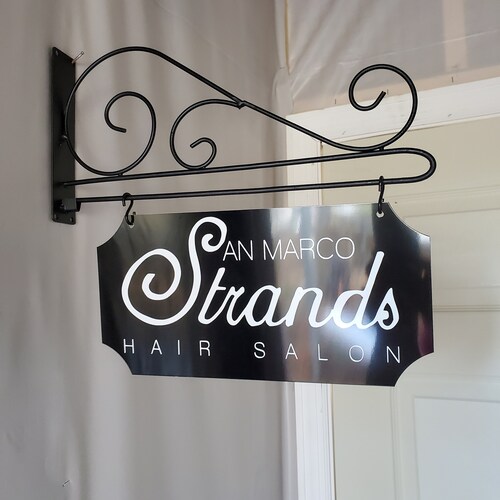 2-sided Custom Outdoor Metal Sign With 18 Straight - Etsy