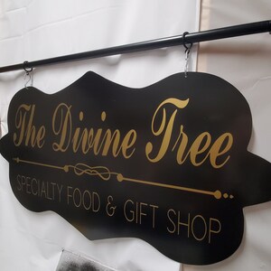 20x36 Custom Cut 2-sided Metal Sign with 36 Bracket | Etsy