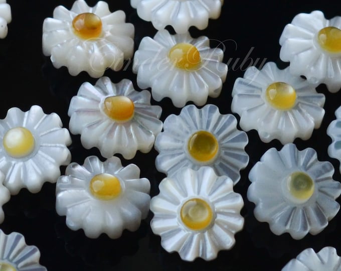 White Shell Leaf, White MOP Hand Carved Leaves, Top Drilled White MOP ...