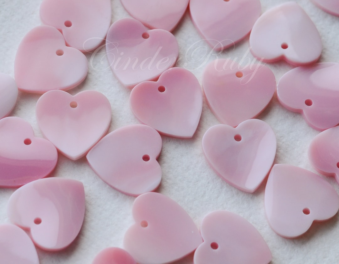 Pink Conch Shell Pendants, 20/25 Mm Pink Shell Beads for Earrings, 1 ...