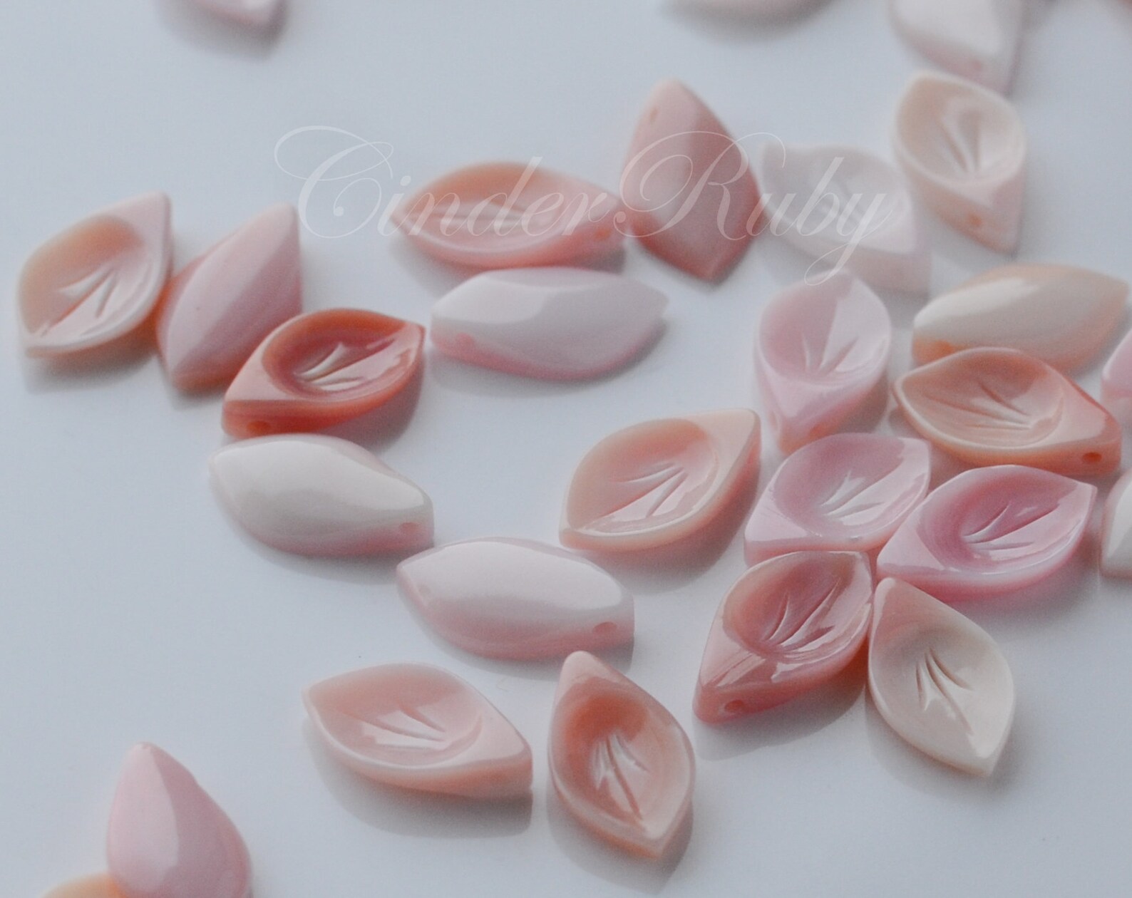 Natural Pink Flower Petal 7x12 Mm Pink Conch Petals for - Etsy