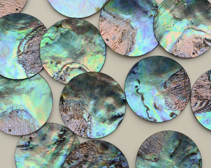 Natural Handcrafted Abalone Shell Holiday Ornament, Coastal Christmas ...