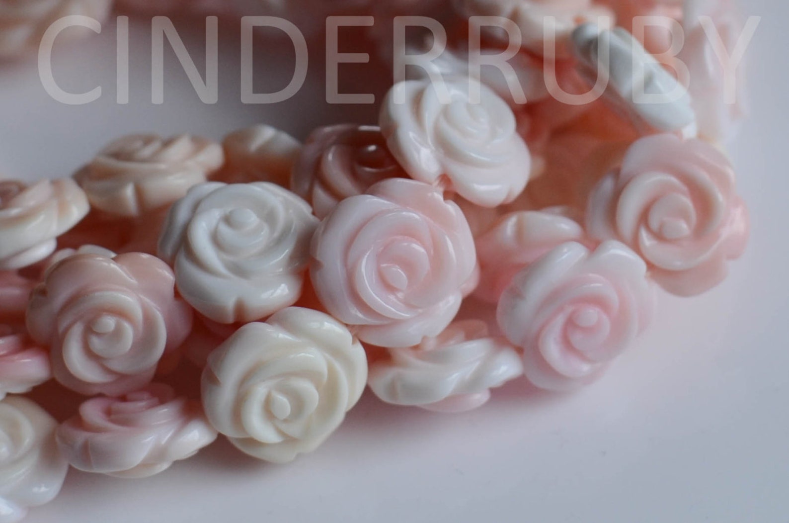 Pink Queen Conch Shell Roses,pink Mother of Pearl Shell Beads,pink MOP ...
