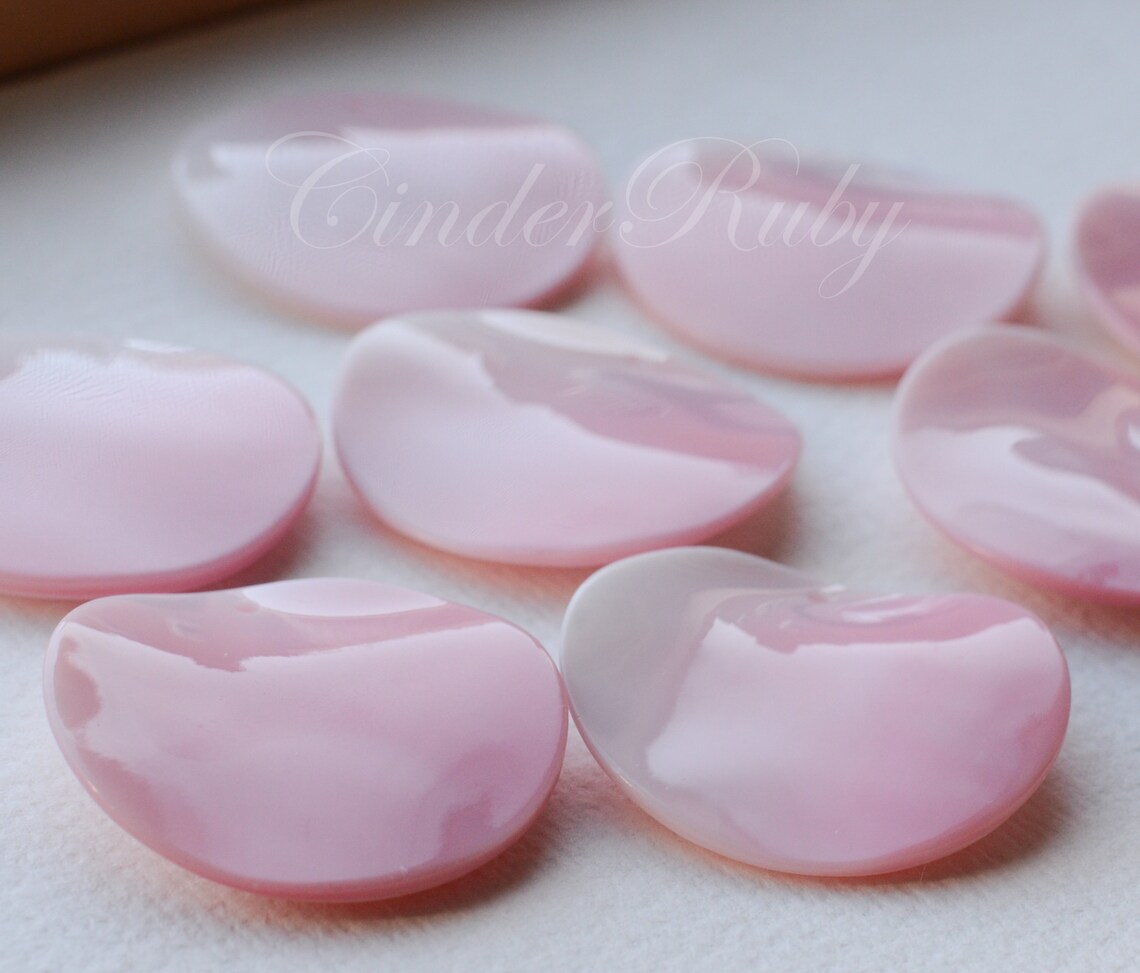 40 Mm Conch Shell Disc, Pink MOP Circle Pendant, Pink Mother of Pearl ...