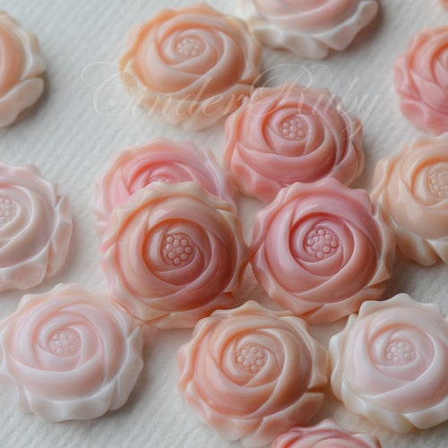 Natural Pink Shell Peony Flower Pink Conch Peony Pendant - Etsy