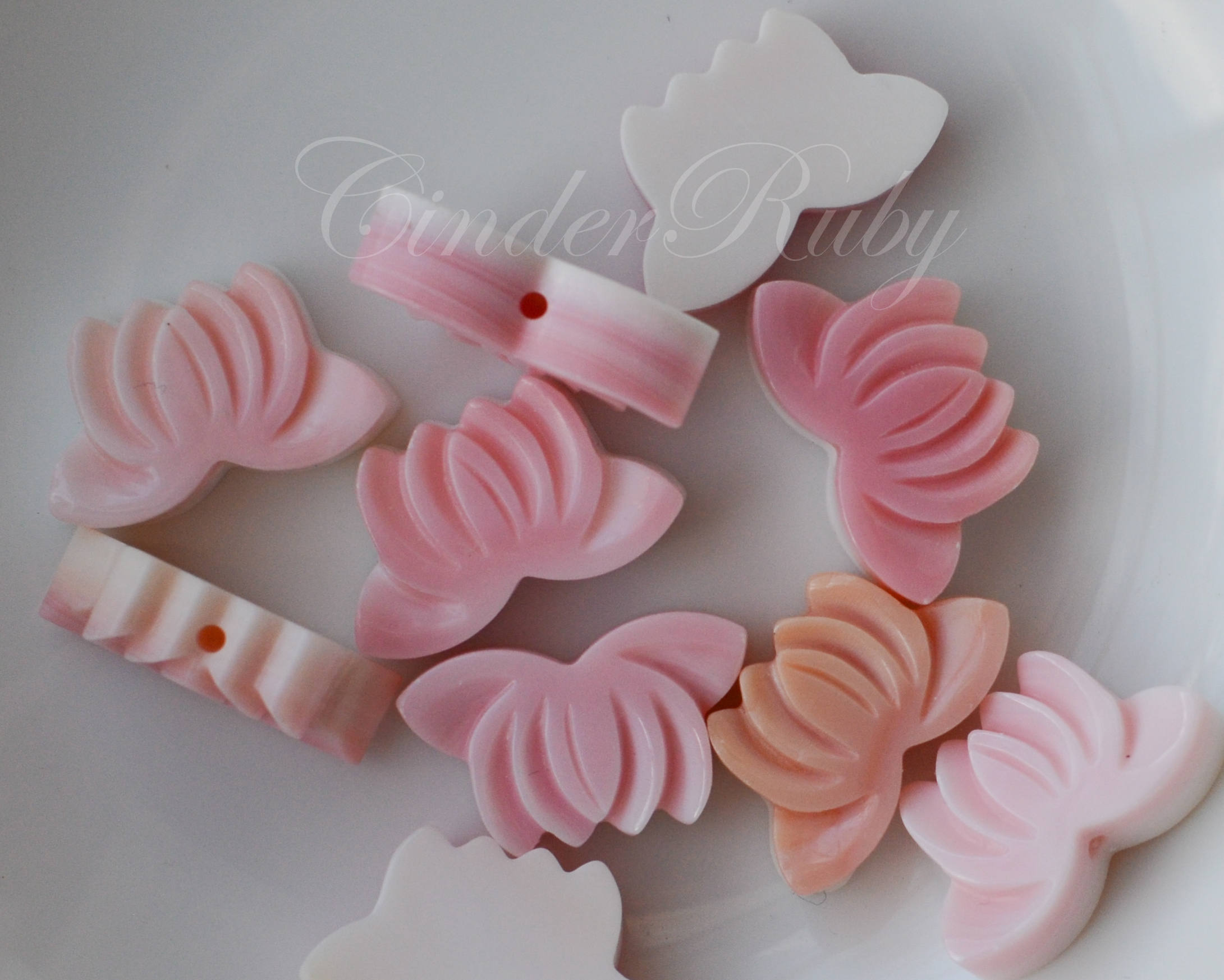 Conch Shell Water Lily Flower Hand Carved Pink Lotus - Etsy