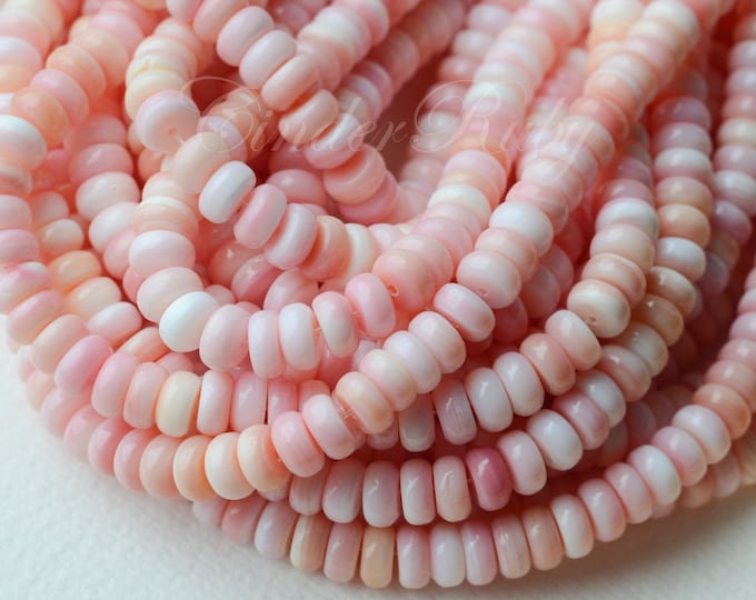 Creamy Pink Conch Shell Slice Free Form Beads, Pink MOP Triangle Slab ...
