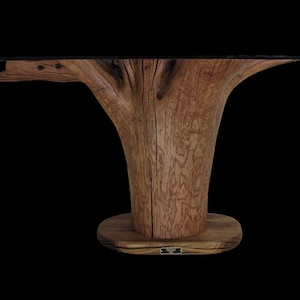 Tree Stump Dining Table - Red Oak - Etsy