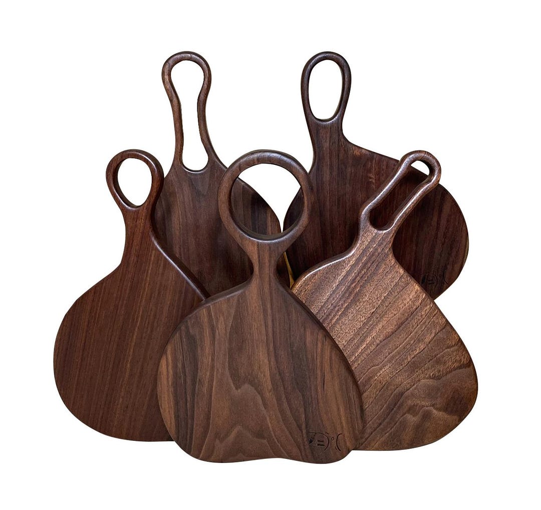 Charcuterie Cheese Bread Boards in Black Walnut - Also Wild Cherry ...