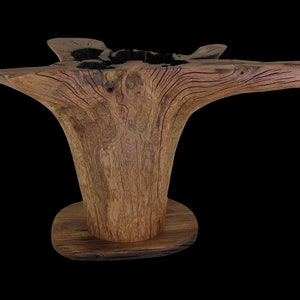 Tree Stump Dining Table - Red Oak - Etsy