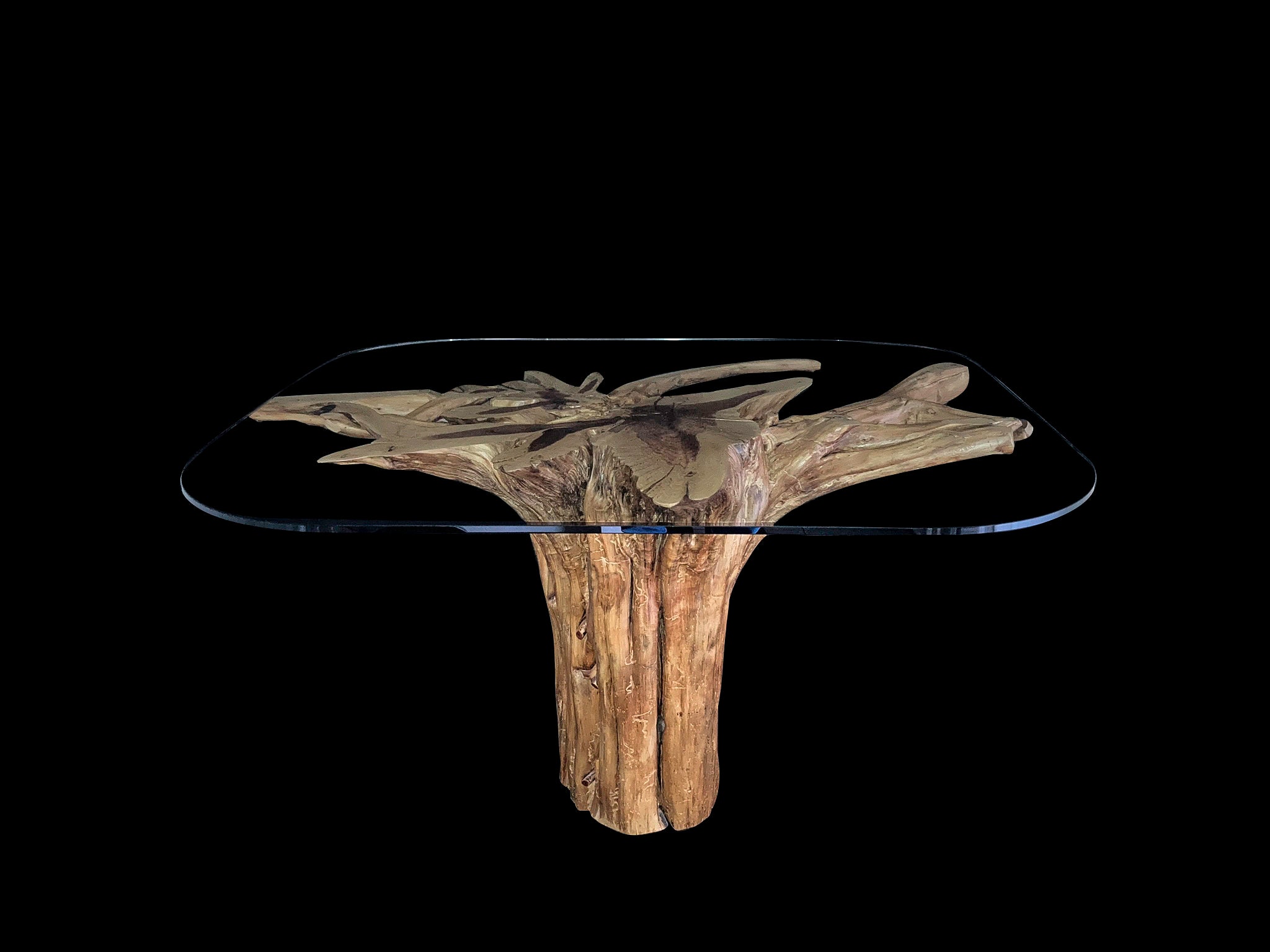 Tree Stump Dining Table Red Cedar - Etsy