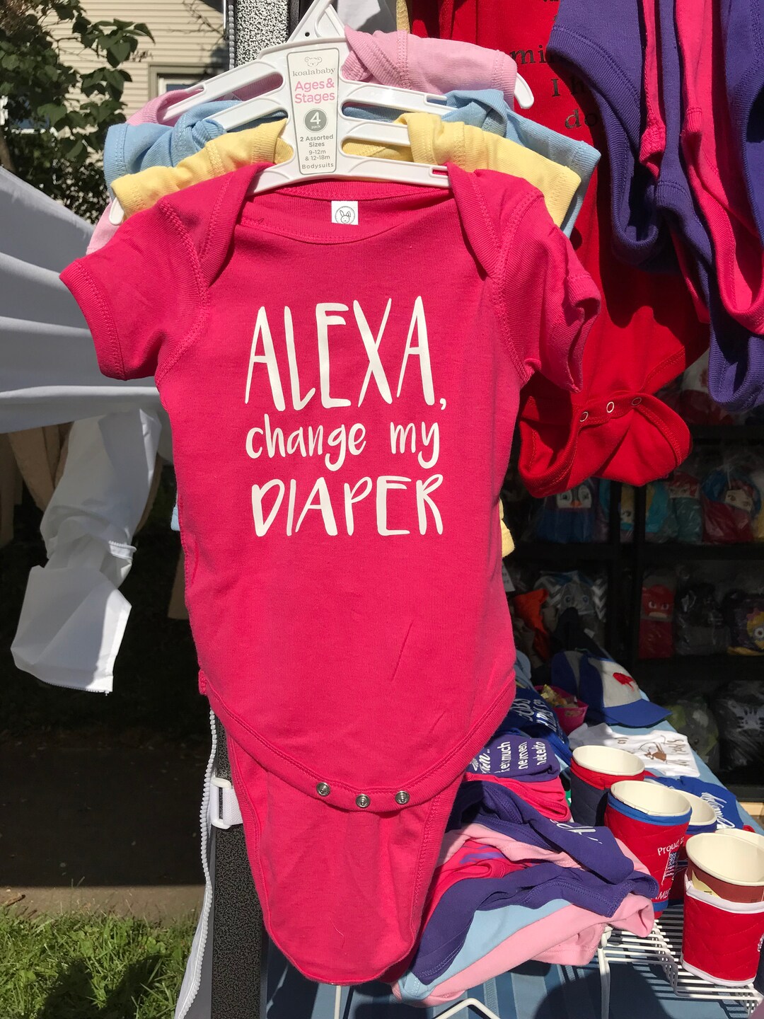 Alexa - Change My Diaper Onsie - Etsy