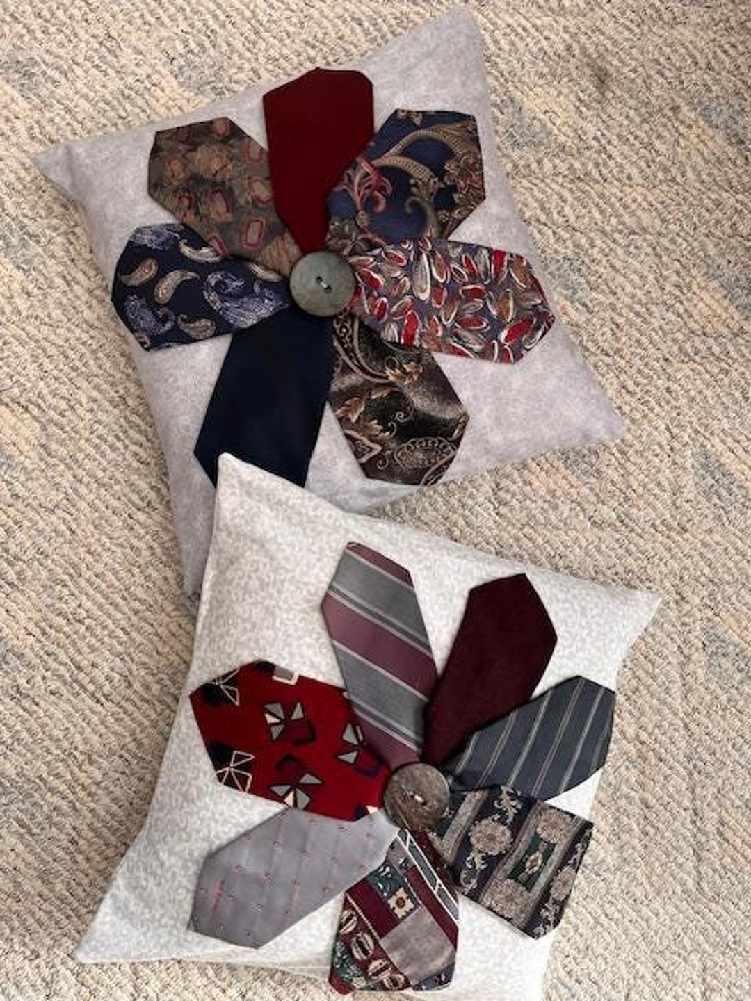 Custom Memory Pillow Made From Ties - Etsy