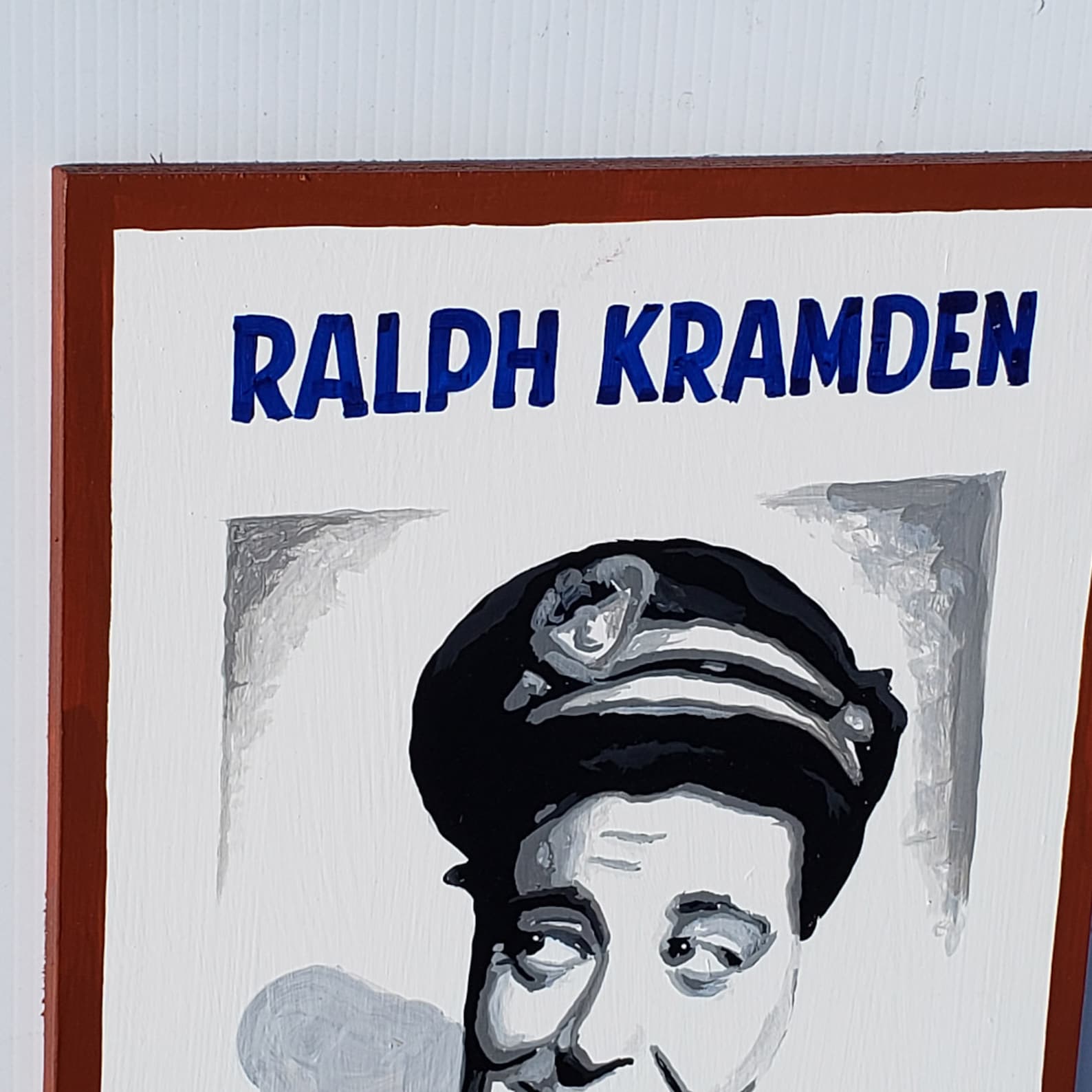 Honeymooners Ralph Kramden Hand Painted Sign Art - Etsy