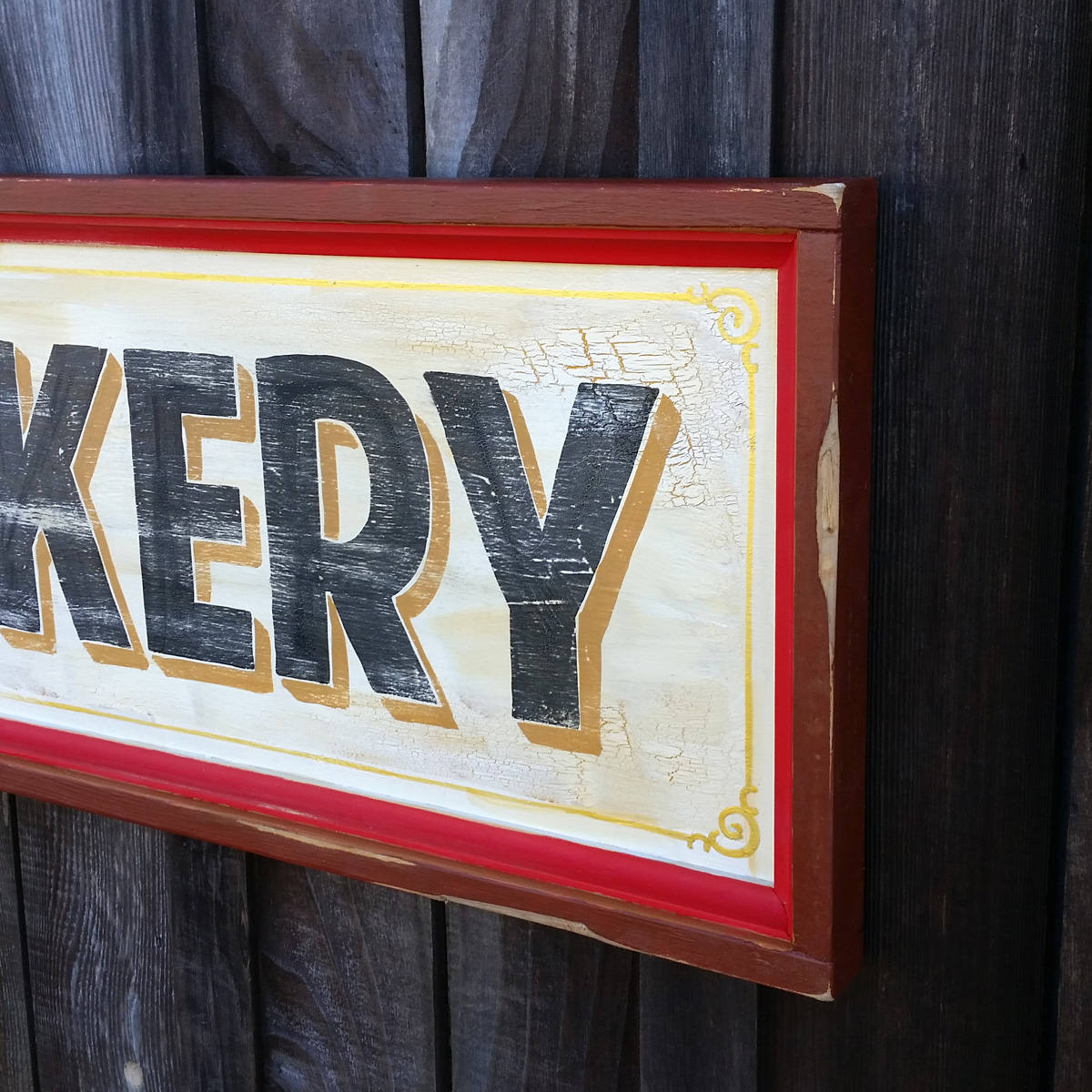Bakery Sign Hand Painted Vintage Style - Etsy