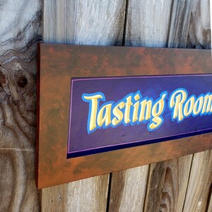 Tasting Room Sign Hand Painted - Etsy