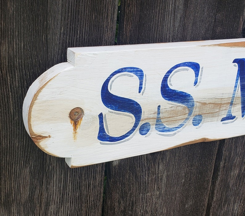 S.S. Minnow Gilligan's Island Boat Sign - Etsy