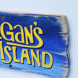 Gilligan's Island Hand Painted Sign Rustic - Etsy