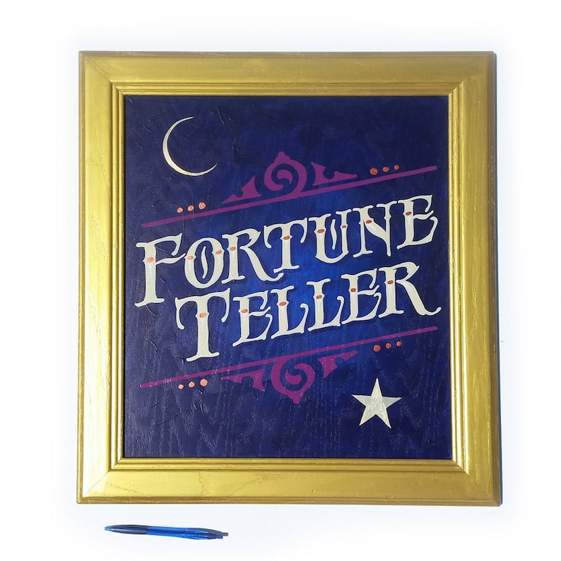 Fortune Teller Sign Psychic Palm Reader | Etsy