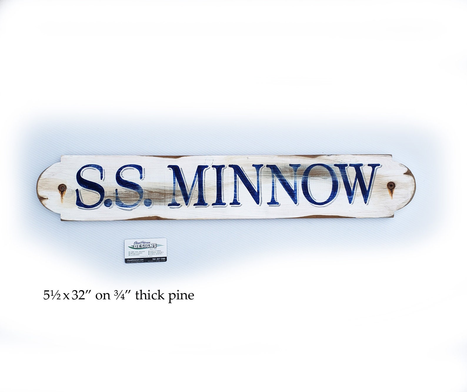 S.S. Minnow Gilligan's Island Boat Sign - Etsy