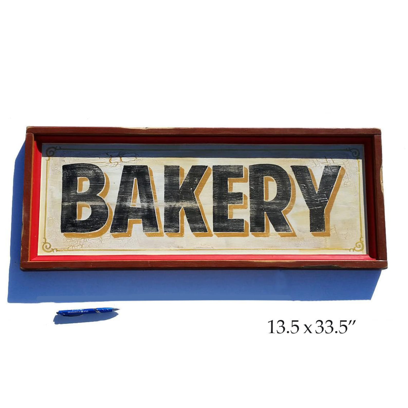 Bakery Sign Hand Painted Vintage Style - Etsy