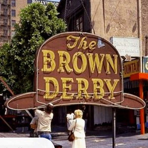 Brown Derby Restaurant Sign Hand Painted Replica - Etsy