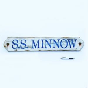 S.S. Minnow Gilligan's Island Boat Sign | Etsy