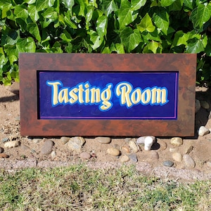 Tasting Room Sign Hand Painted - Etsy