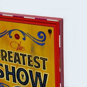 Greatest Show on Earth Vintage Style Circus Sign - Etsy