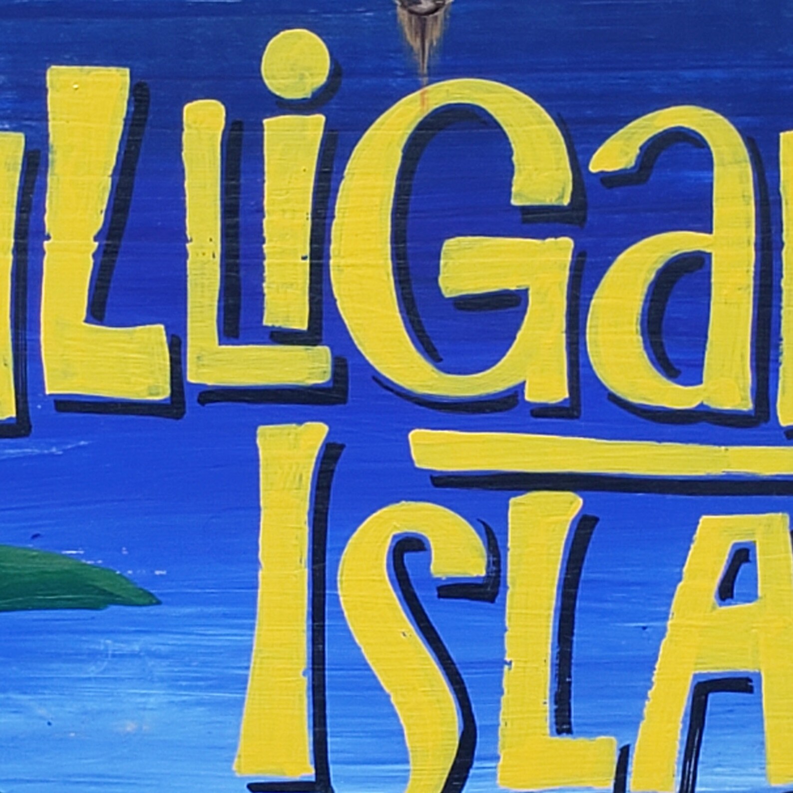 Gilligan's Island Hand Painted Sign Rustic | Etsy