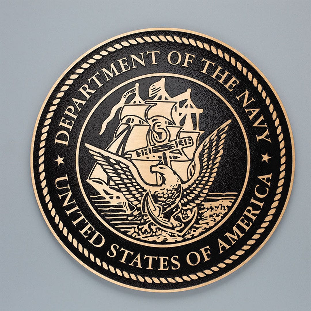 Military Government Seals Cast Bronze and Aluminum Plaques - Etsy