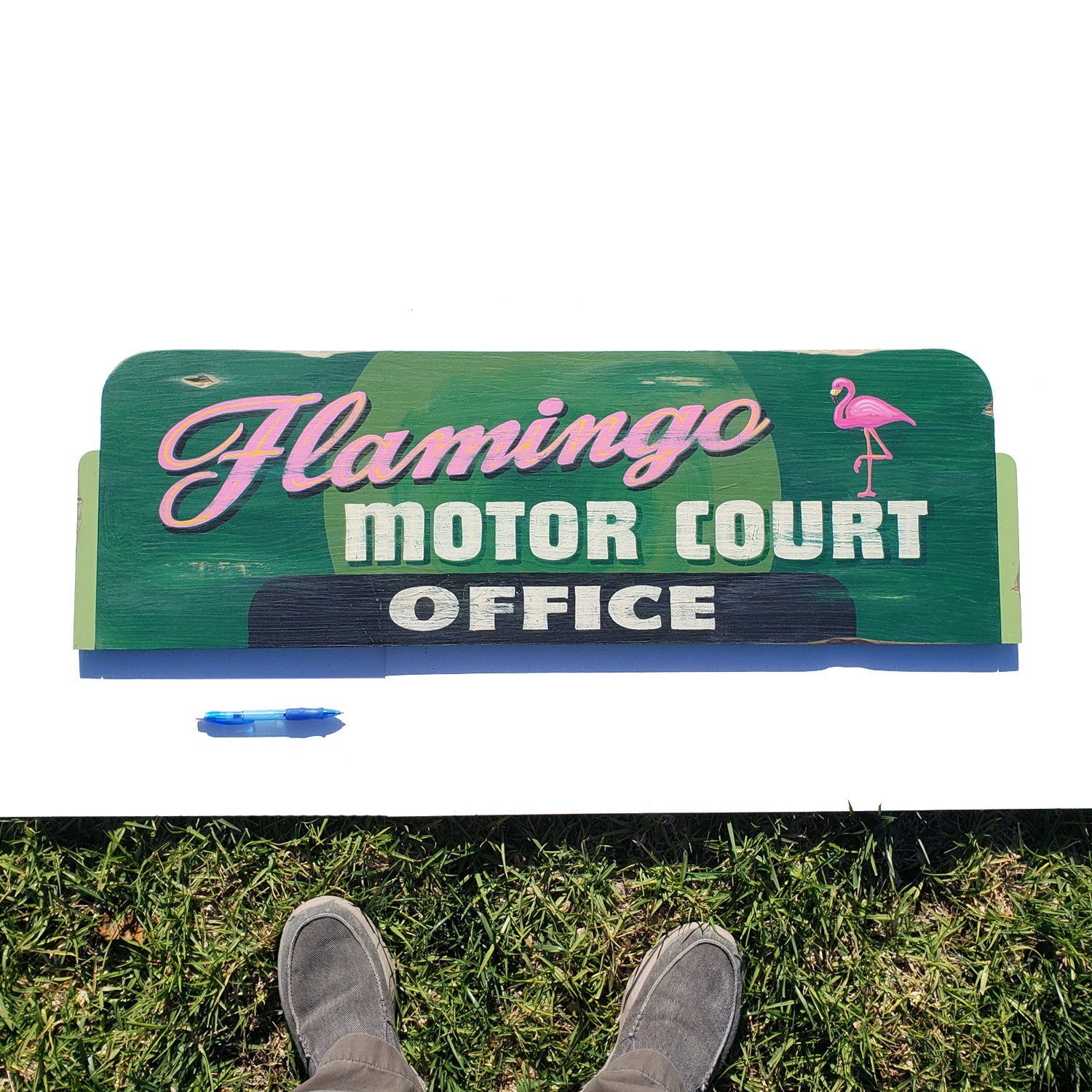 Motor Court Sign Vintage Style Hand Painted - Etsy