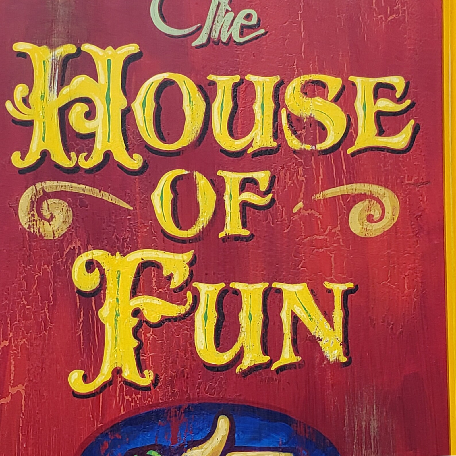 House of Fun vintage style circus sign | Etsy