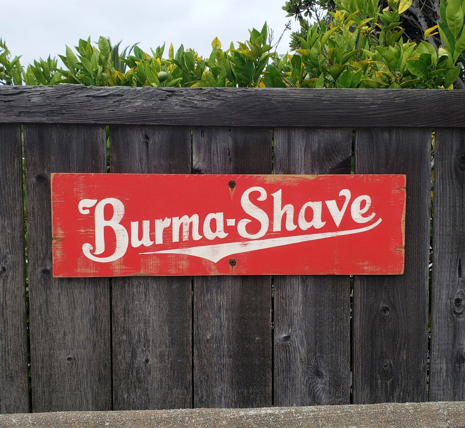 Burma Shave Sign Realistic Replica | Etsy