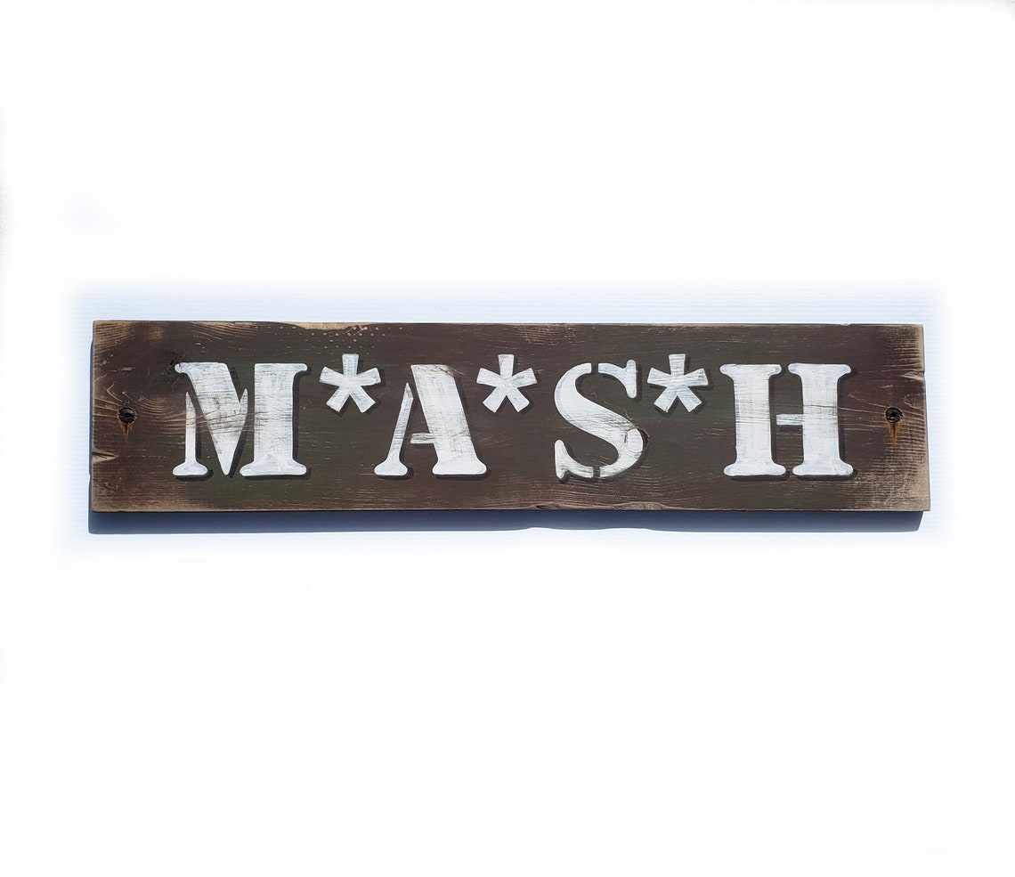 MASH TV Show Hand Painted Sign - Etsy