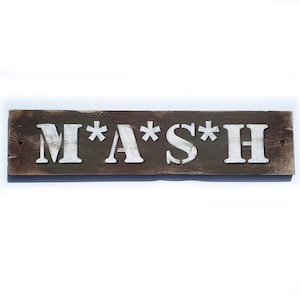 MASH TV Show Hand Painted Sign - Etsy