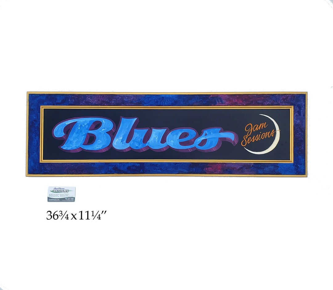 Blues Music Jam Session Vintage Style Sign - Etsy