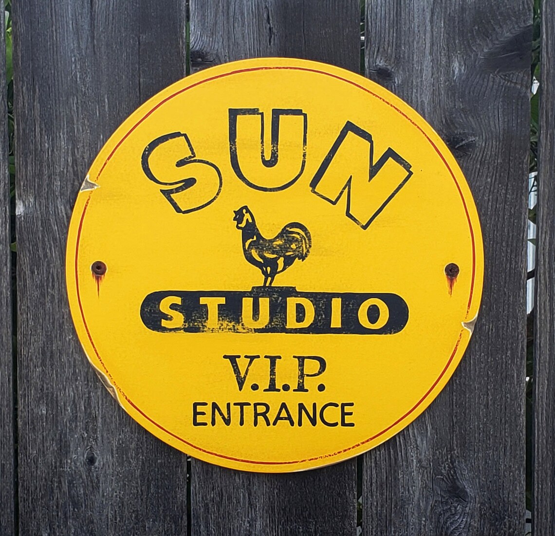 Sun Records Studio sign 18 diameter | Etsy