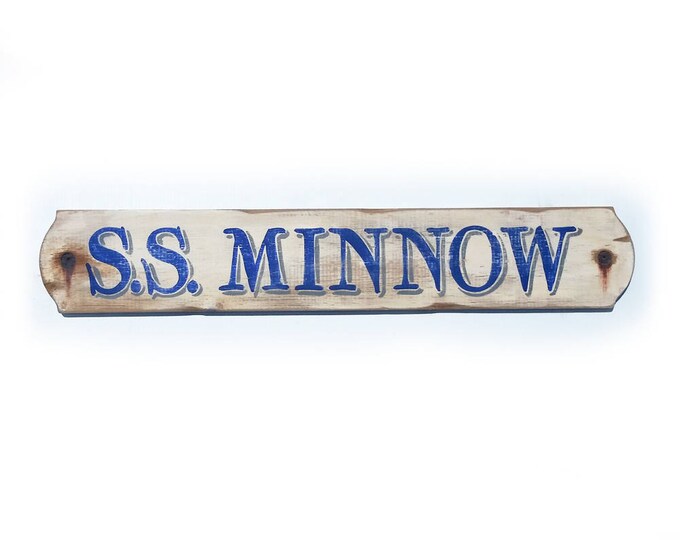 S.S. Minnow Gilligan's Boat Sign - Etsy